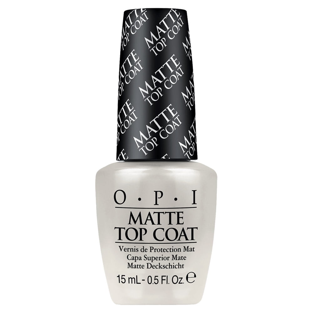 OPI Nail Lacquer Polish .5oz/15mL - Matte Top Coat - Walmart.com
