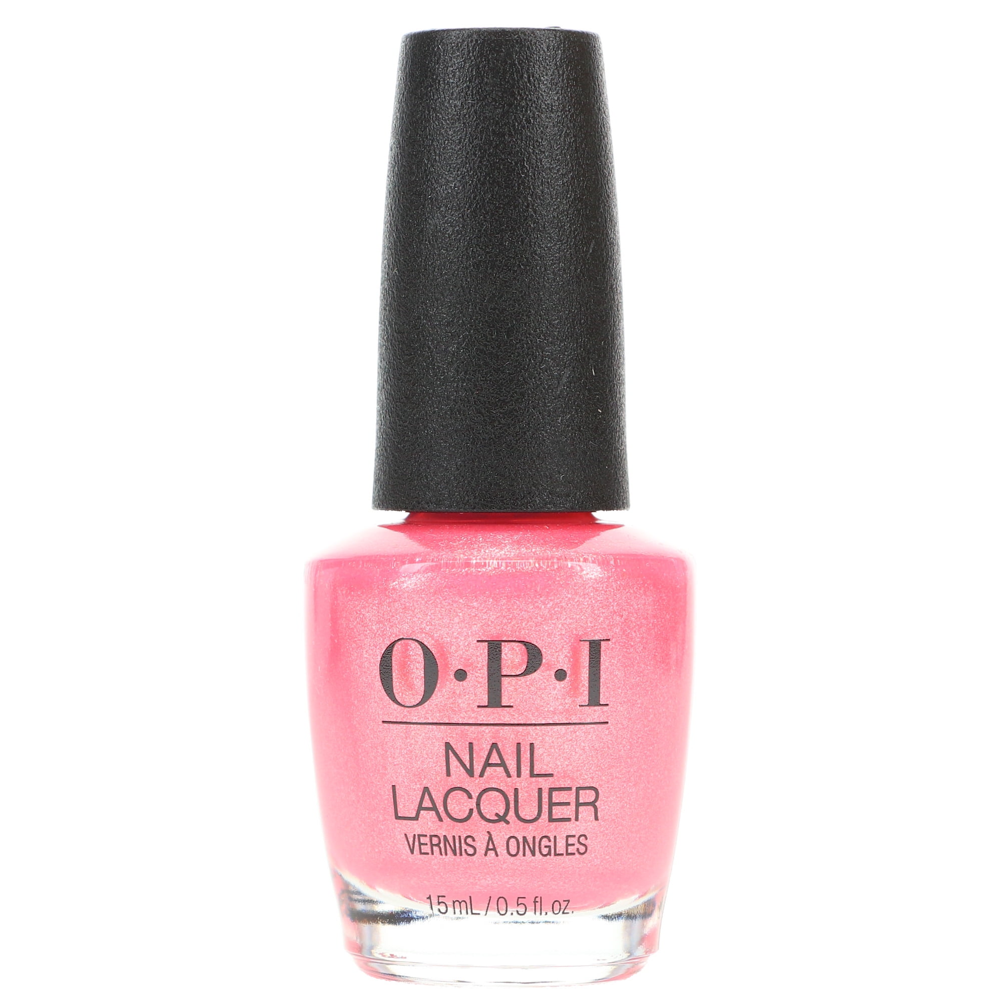 OPI Nail Lacquer Princesses Rule! Shimmery Pink Nail Polish, 0.5 fl oz ...