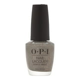 OPI Nail Lacquer, Terribly Nice Holiday 2023, Grey and Gold Metallic Polish, Long Lasting Shine ...