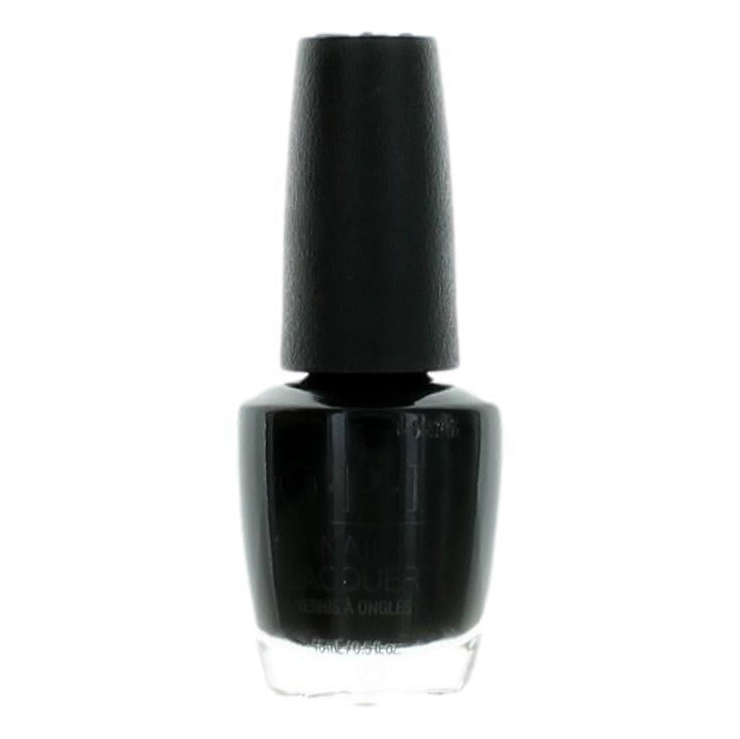 OPI Nail Lacquer by OPI, .5 oz Nail Color - Black Onyx - Walmart.com