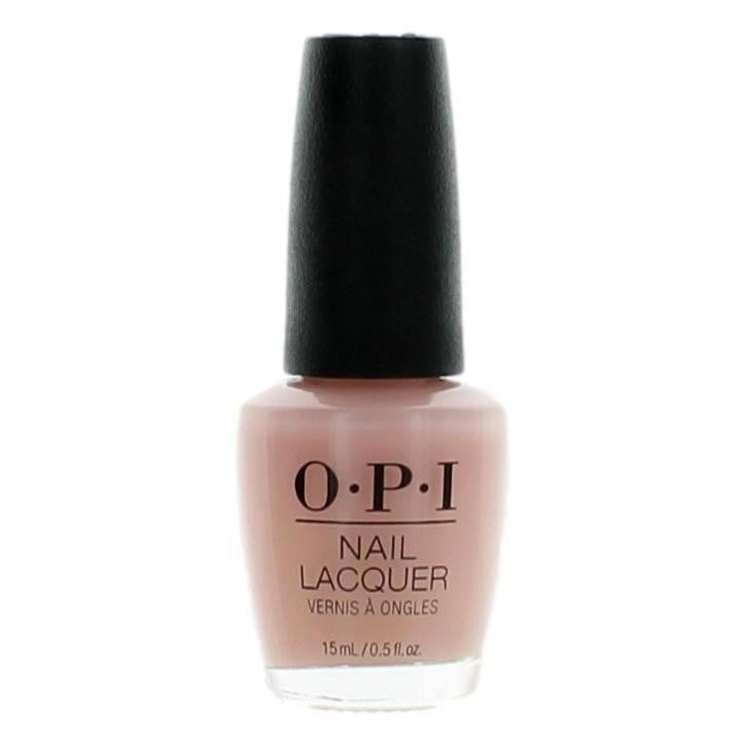 OPI Nail Lacquer, Bubble Bath, Light Pink Nail Polish, .5 oz Neutral ...