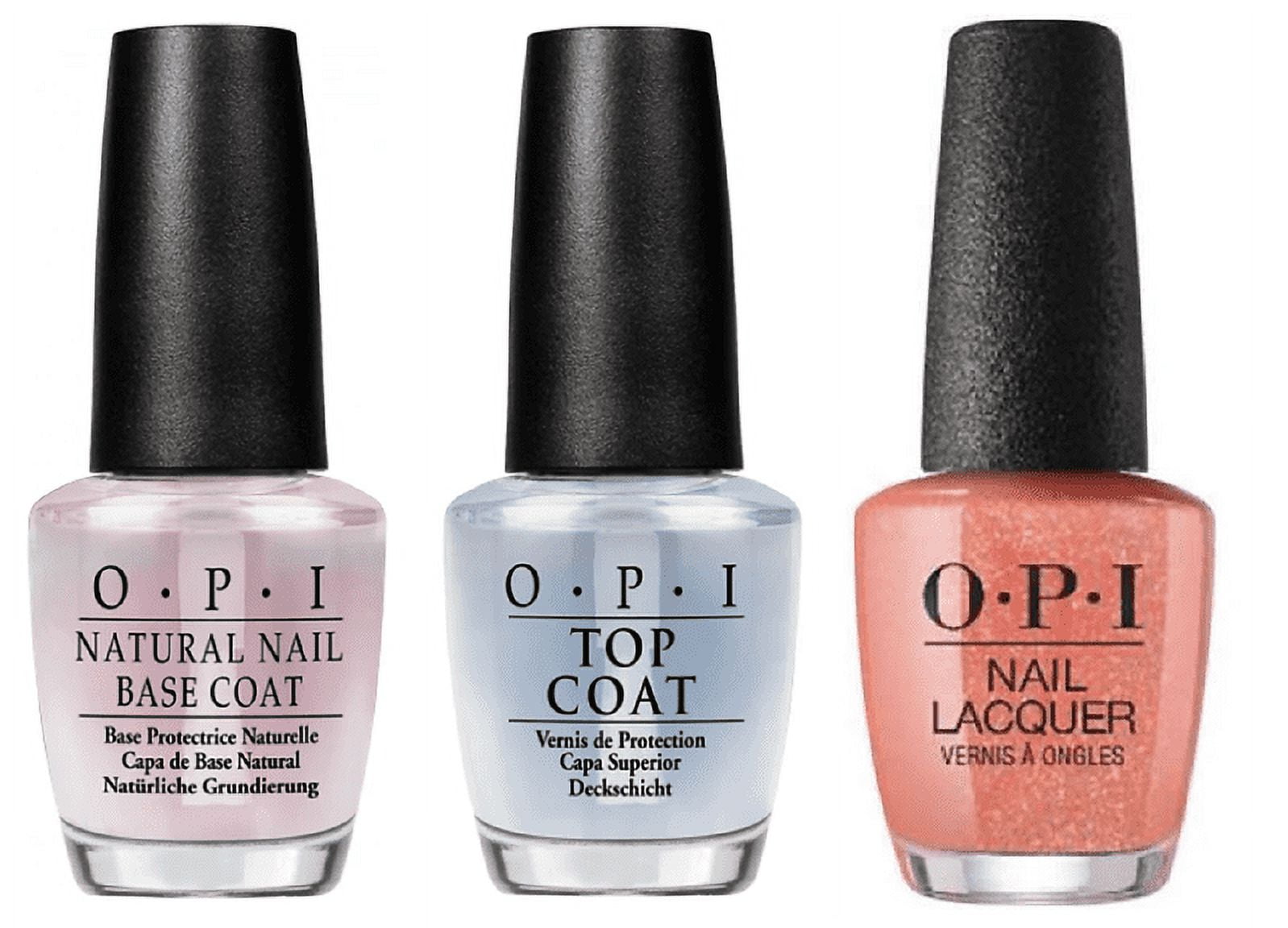 OPI Nail Polish .5oz/15mL - Mexico City 3 CT Combo - Base, Top + Mural ...