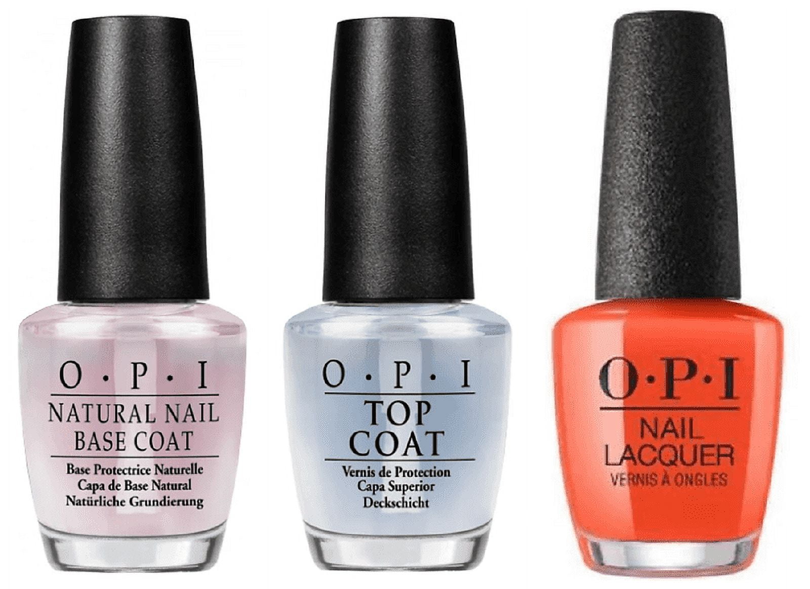 OPI Nail Polish .5oz/15mL - Mexico City 3 CT Combo - Base, Top + My ...