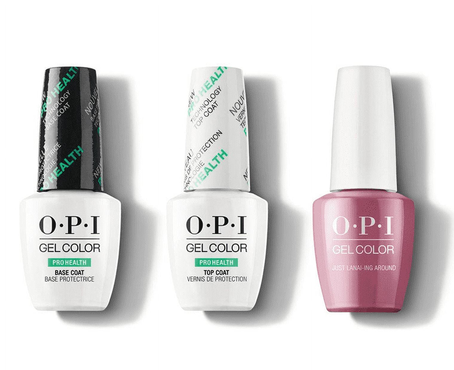 OPI Nail ProHealth GELCOLOR Combo 3 CT - Base, Top & Just Lanai-ing ...