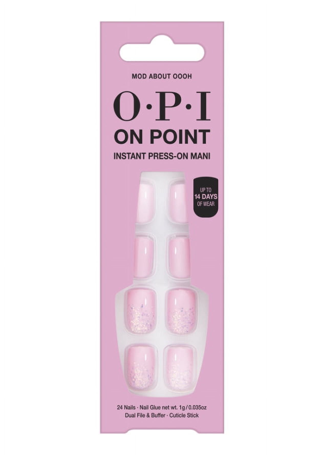 OPI On Point Instant Press On Nails, Mod About OOOH, False Nails, 24 ...