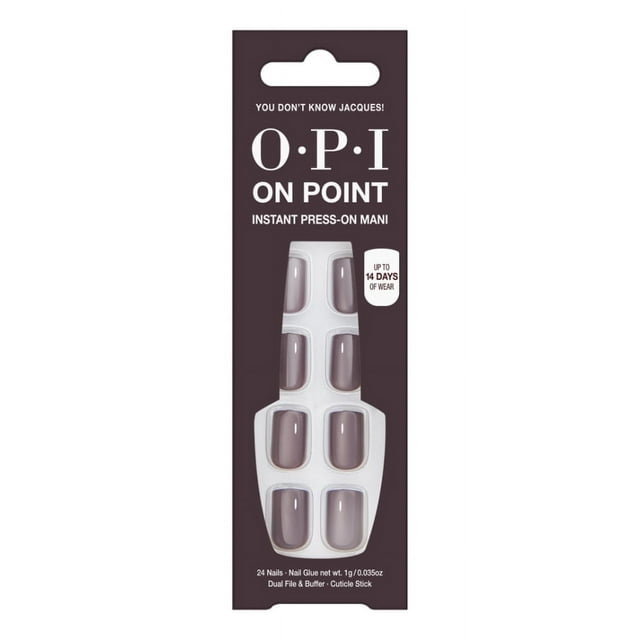 OPI On Point Instant Press On Nails, You Don’t Know Jacques!, False ...
