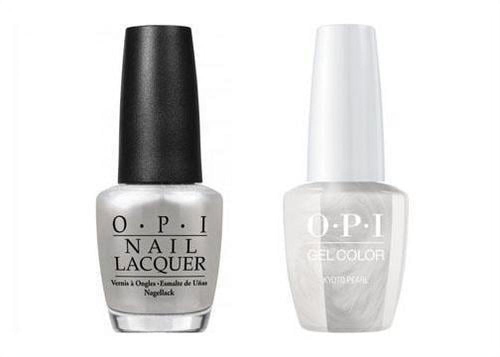 OPI Soak-Off GelColor Gel Polish + Matching Lacquer - Kyoto Pearl #L03 ...