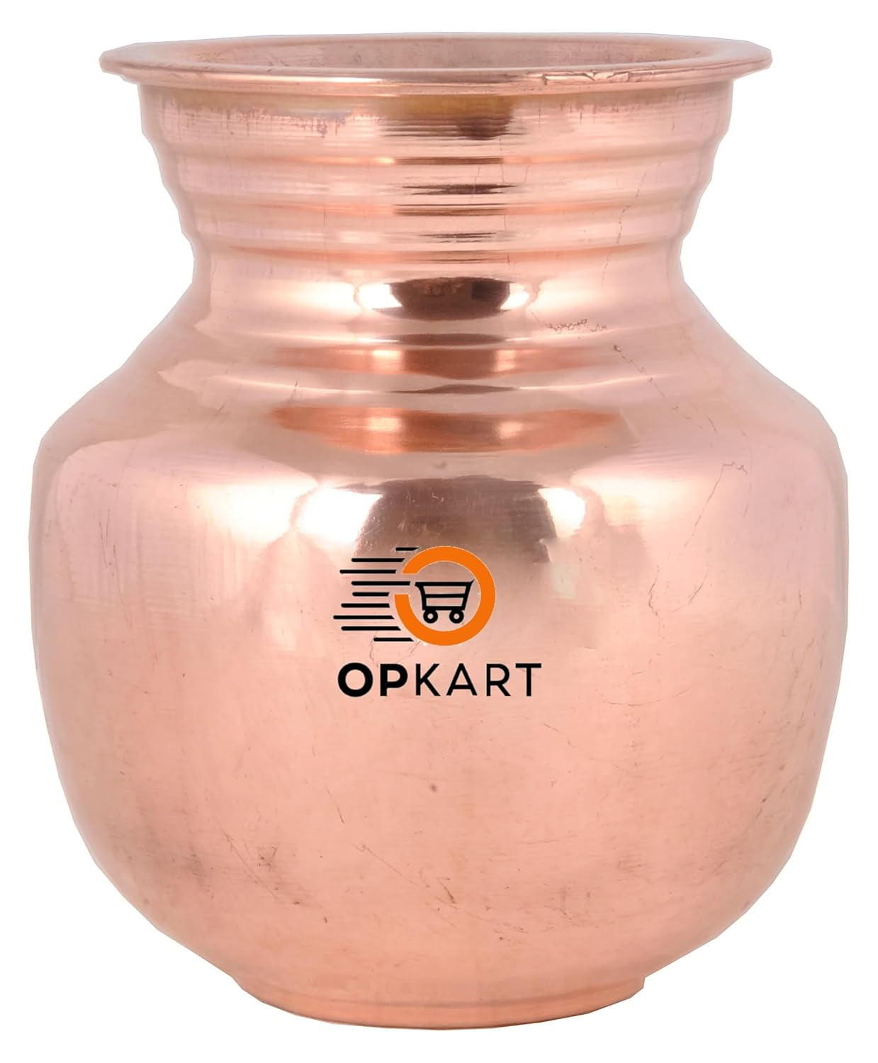 OPKART Handmade Copper Kalash Lota for Festival Puja Tambe Ka Lota for ...