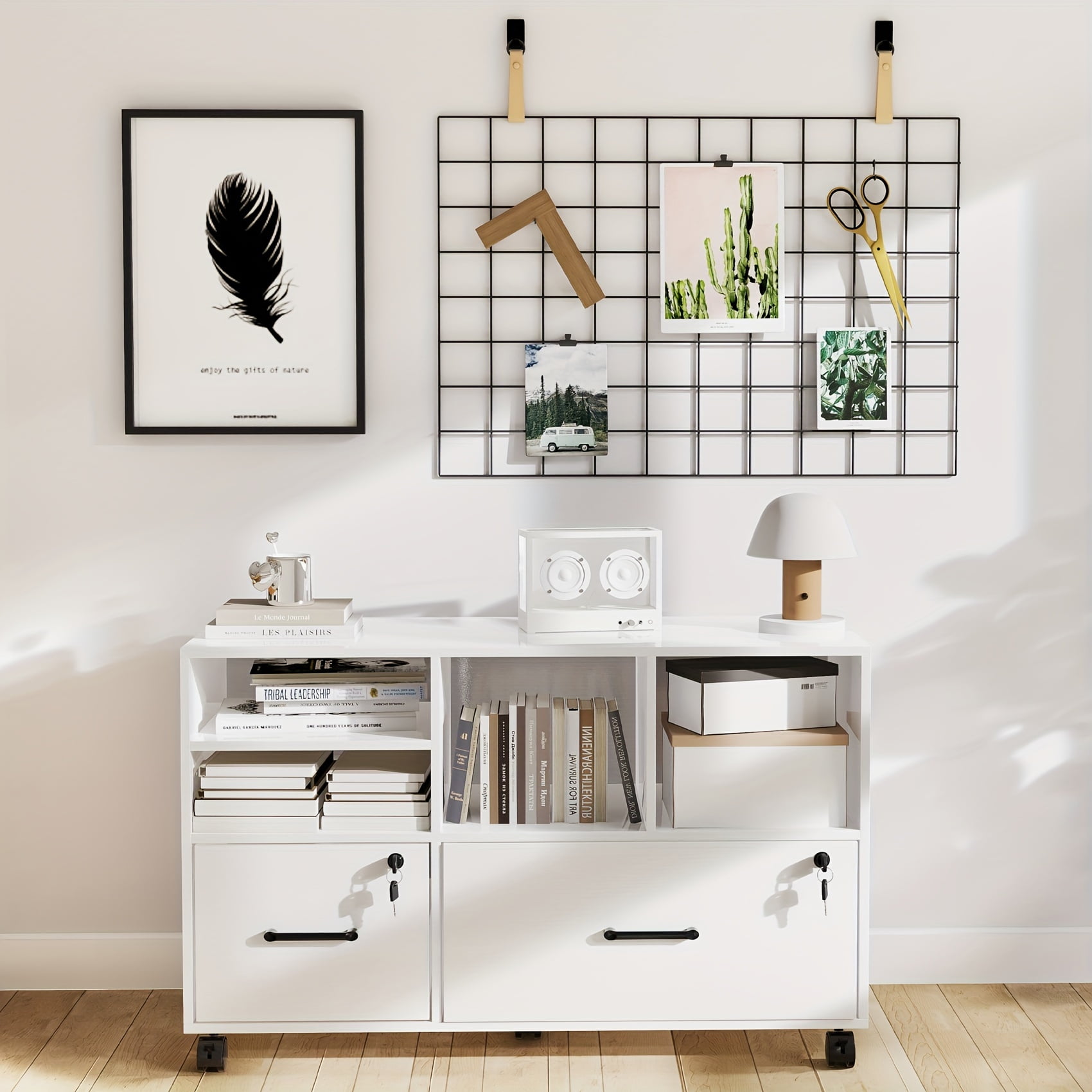 OPMGHDWES Suitable for size office horizontal file cabinets - Walmart.com