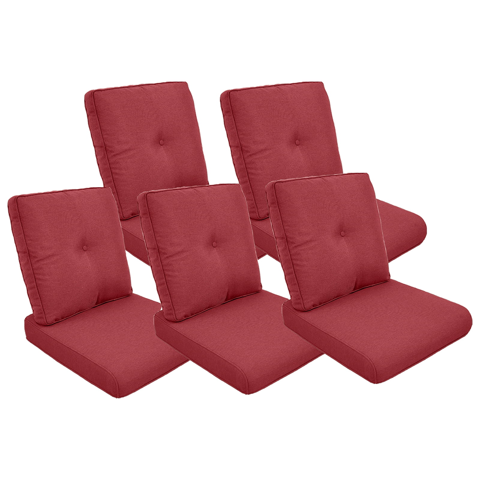 OPOHORO Outdoor 10-Piece Deep Seat Cushion,25"x 22", Water Resistant ...