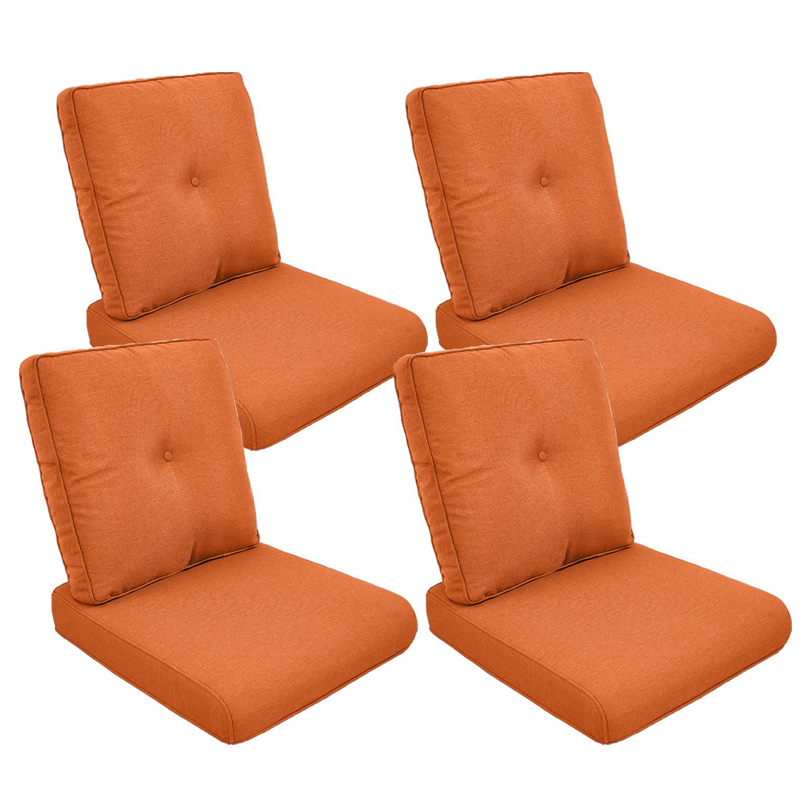 OPOHORO Outdoor 8-Piece Deep Seat Cushion,25"x 22", Water Resistant ...