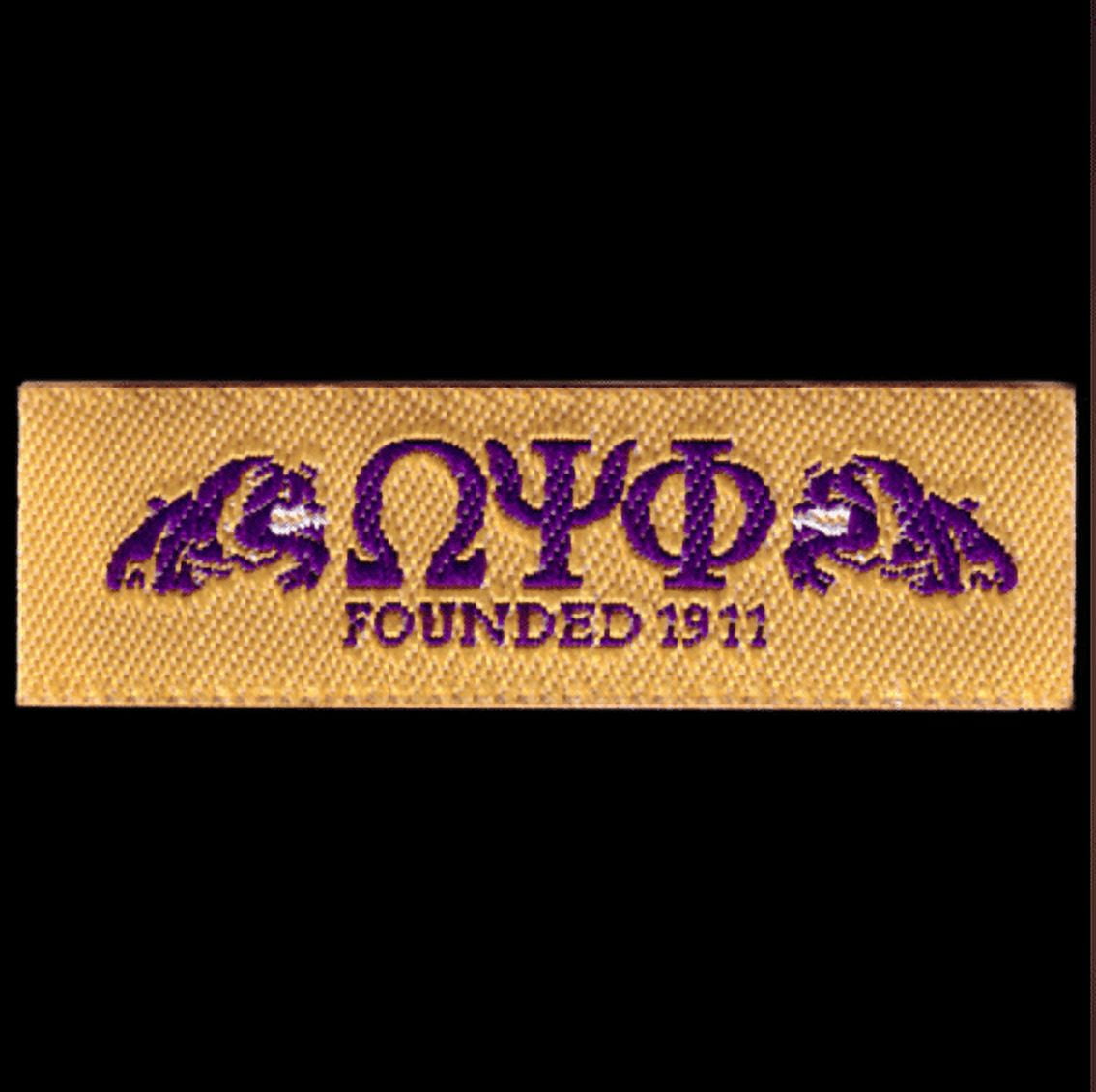OPP Woven Emblem W/Heat Seal Backing Only Sold In Groups Of 12 ...