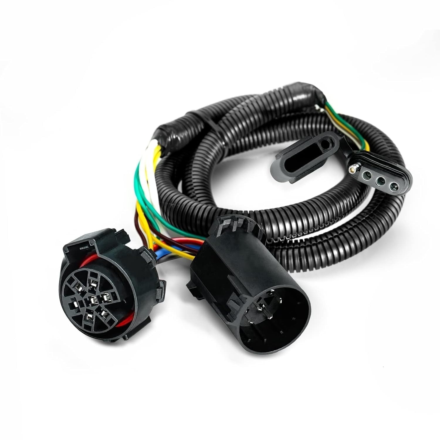 OPT7 7 Pin to 4 Pin Harness, 43 Inches Trailer Extension Wiring ...