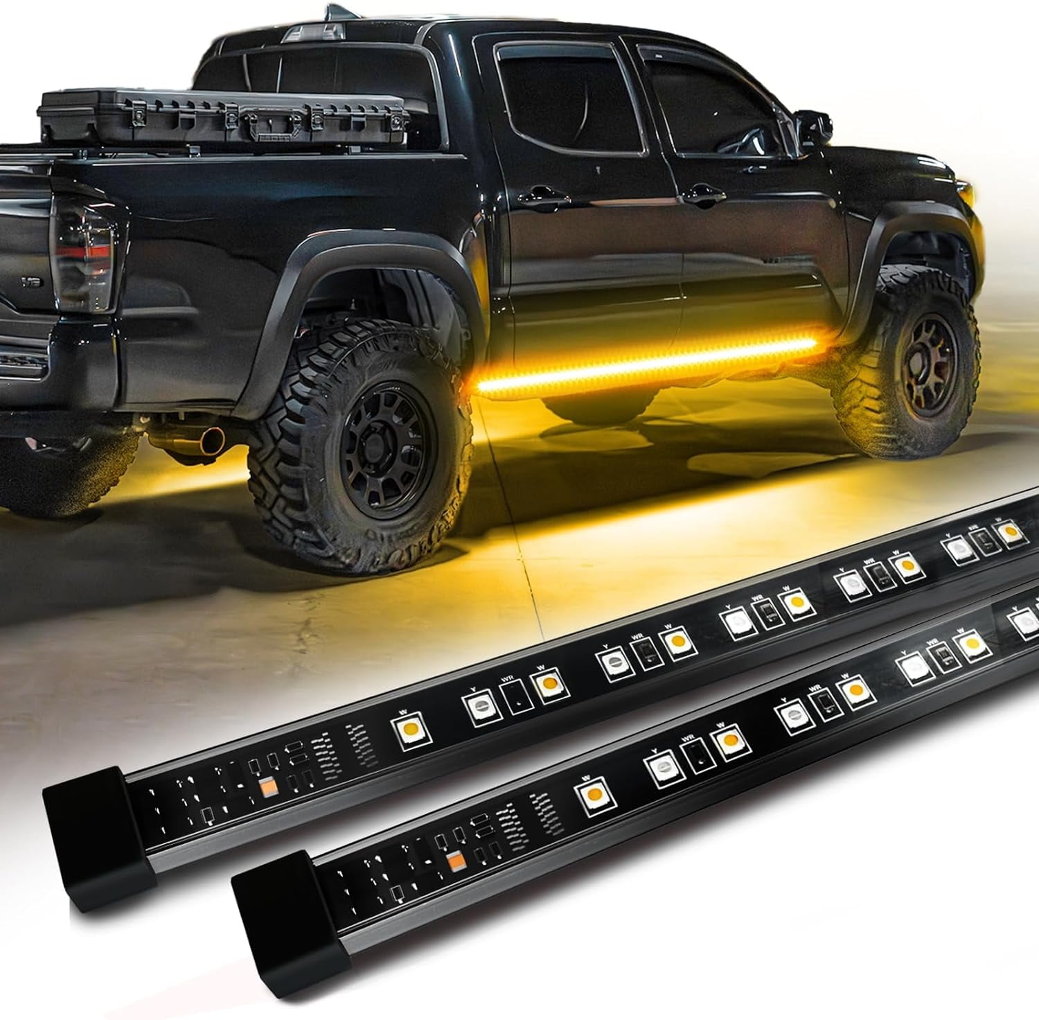 OPT7 Sidekick 86" Running Board Lights 2PCS LED Strips w/Sequential ...