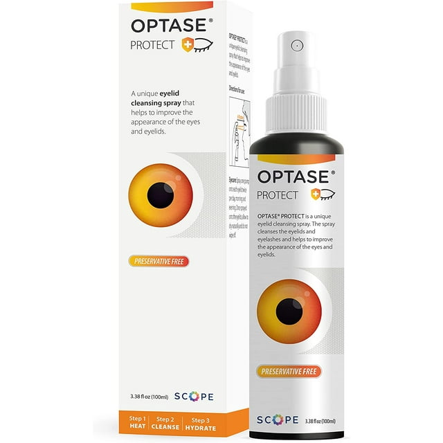 OPTASE Protect Eyelid Cleansing Spray - Hypochlorous Acid Spray for ...