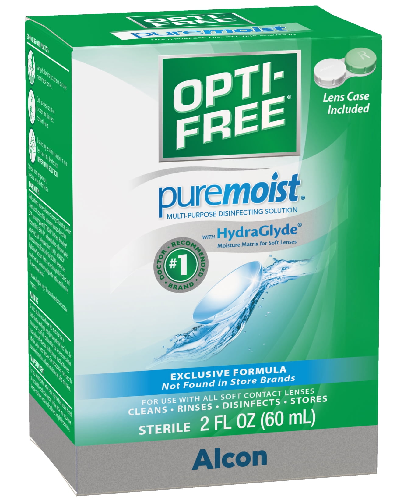 OPTI-FREE Puremoist All Day Comfort Multi-Purpose Disinfecting Solution ...