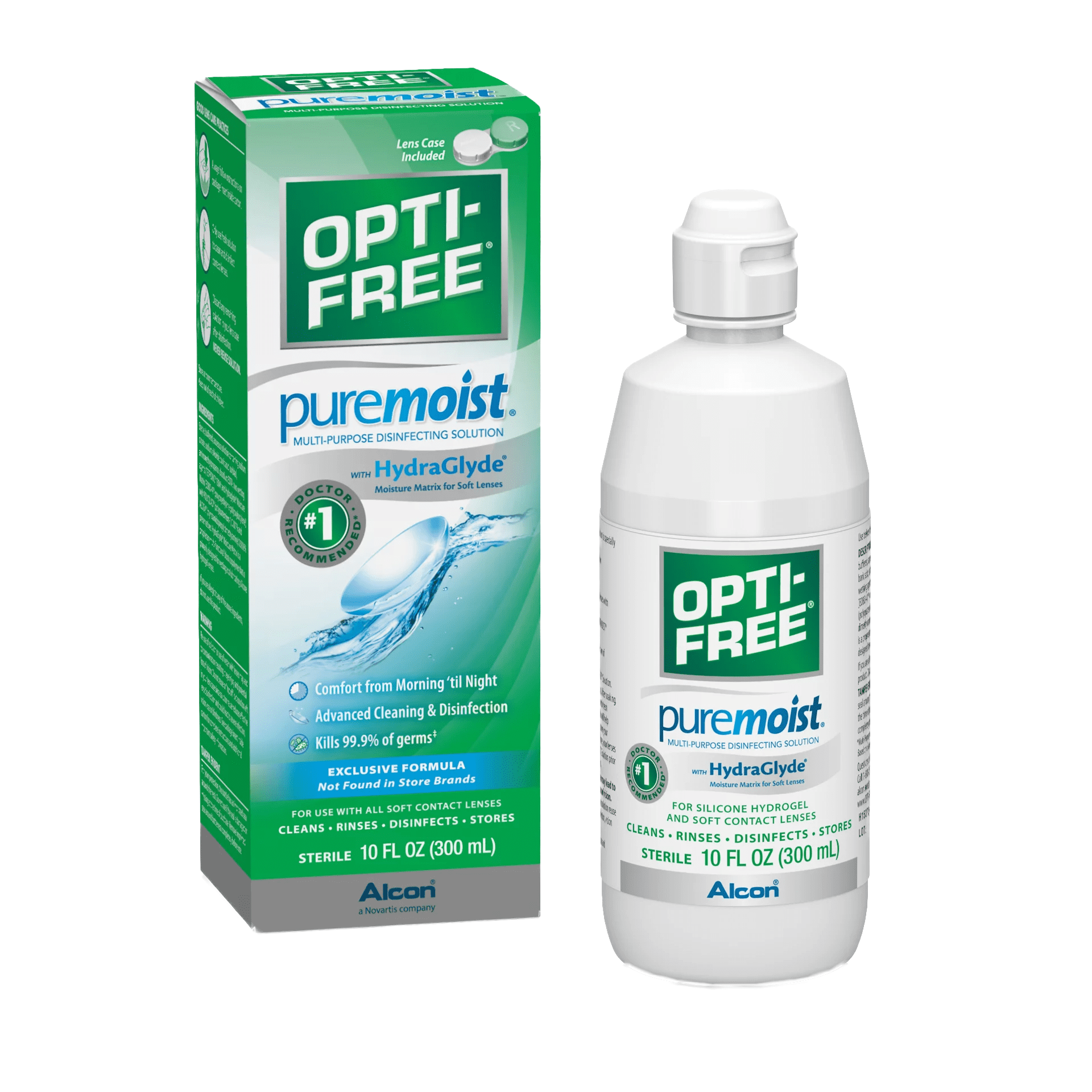 OPTI-FREE Puremoist Multi-Purpose Contact Lens Liquid Solution, 10 fl ...