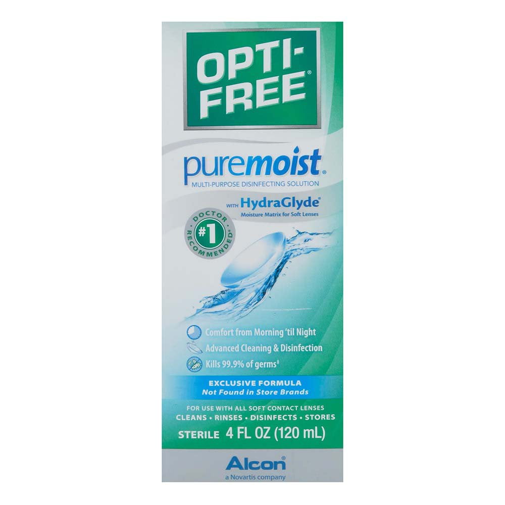 OPTI-FREE Puremoist Multi-Purpose Disinfecting Solution - 4 oz ...