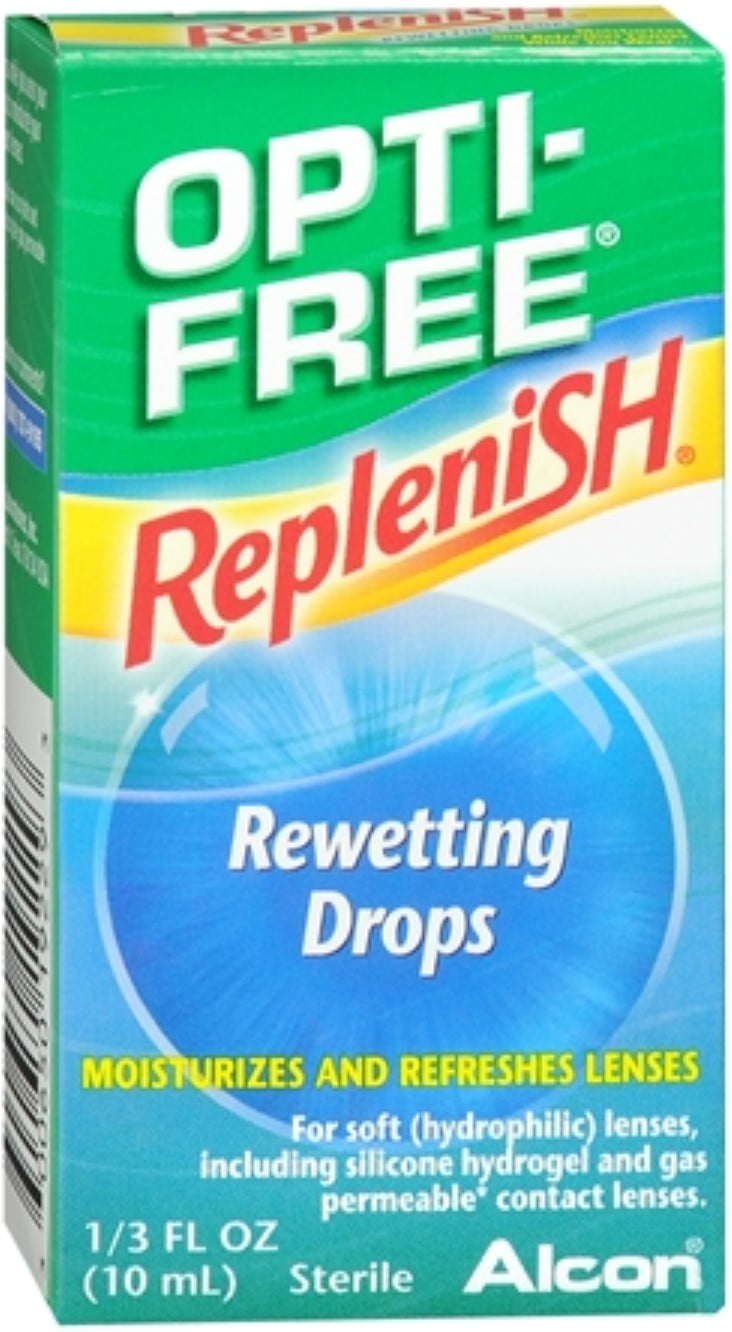 OPTI-FREE RepleniSH Rewetting Drops 10 mL (Pack of 2) - Walmart.com