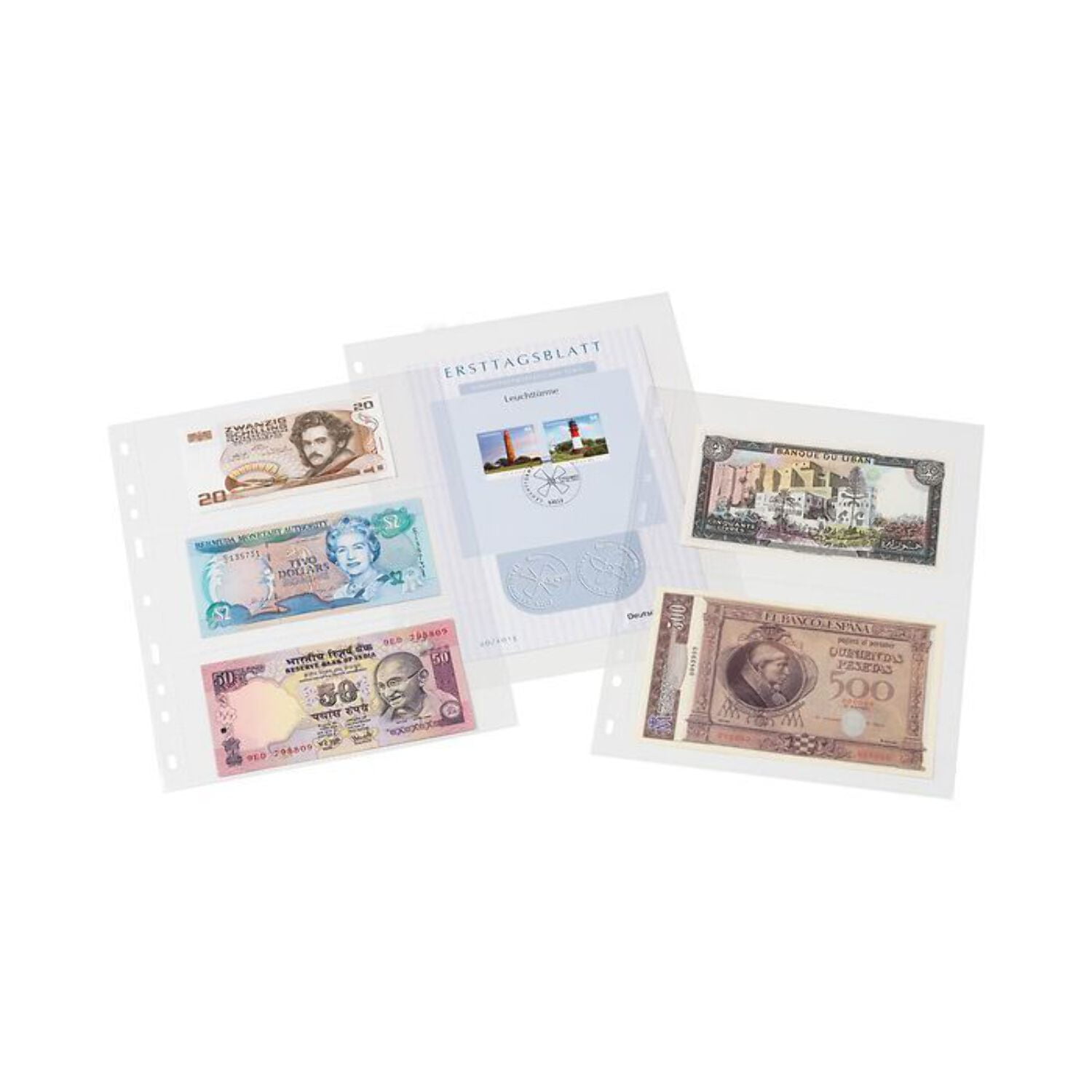 OPTIMA EASY Clear Stock Pages, pack of 50 - Walmart.com