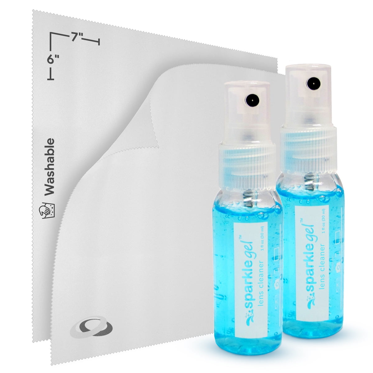OPTIPAK Sparkle Anti-Reflective Gel Lens Cleaner Spray kit | (2x) 1oz ...