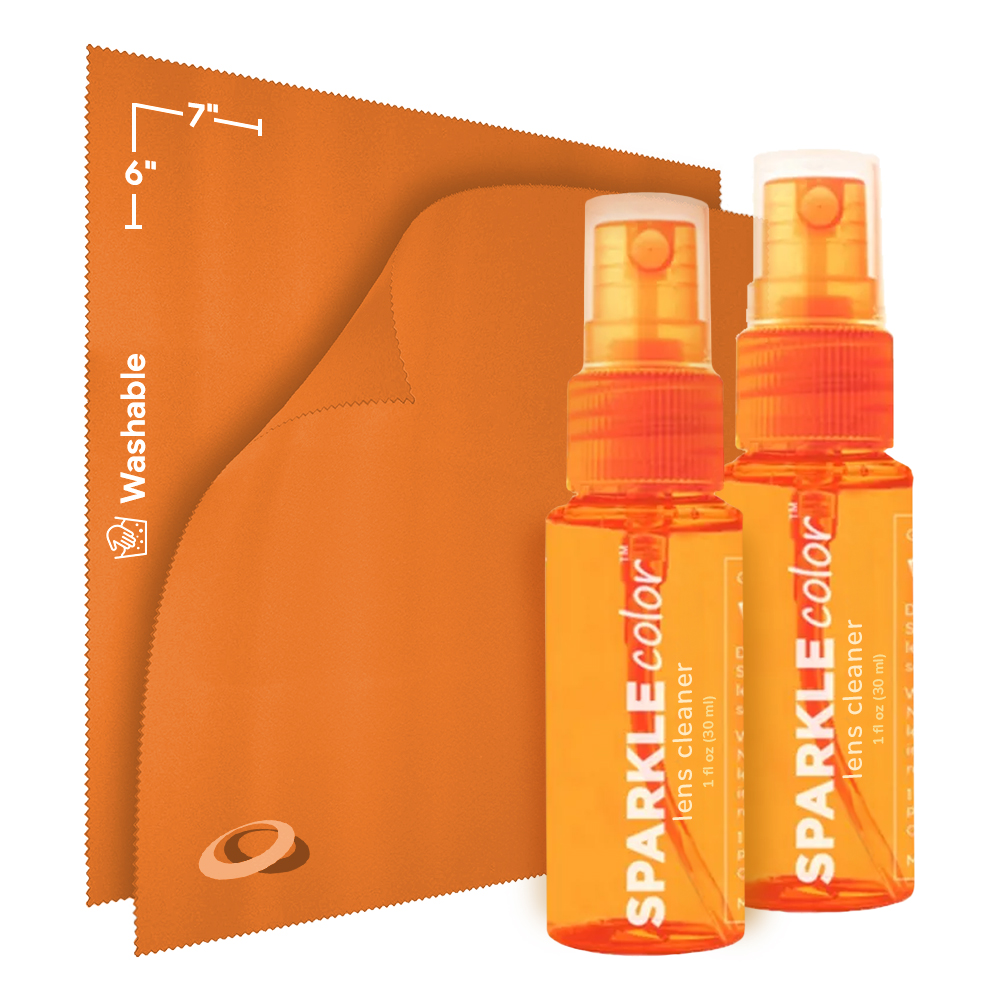 OPTIPAK Sparkle Anti-Reflective Lens Cleaner Spray Kit | (2x) 1oz ...