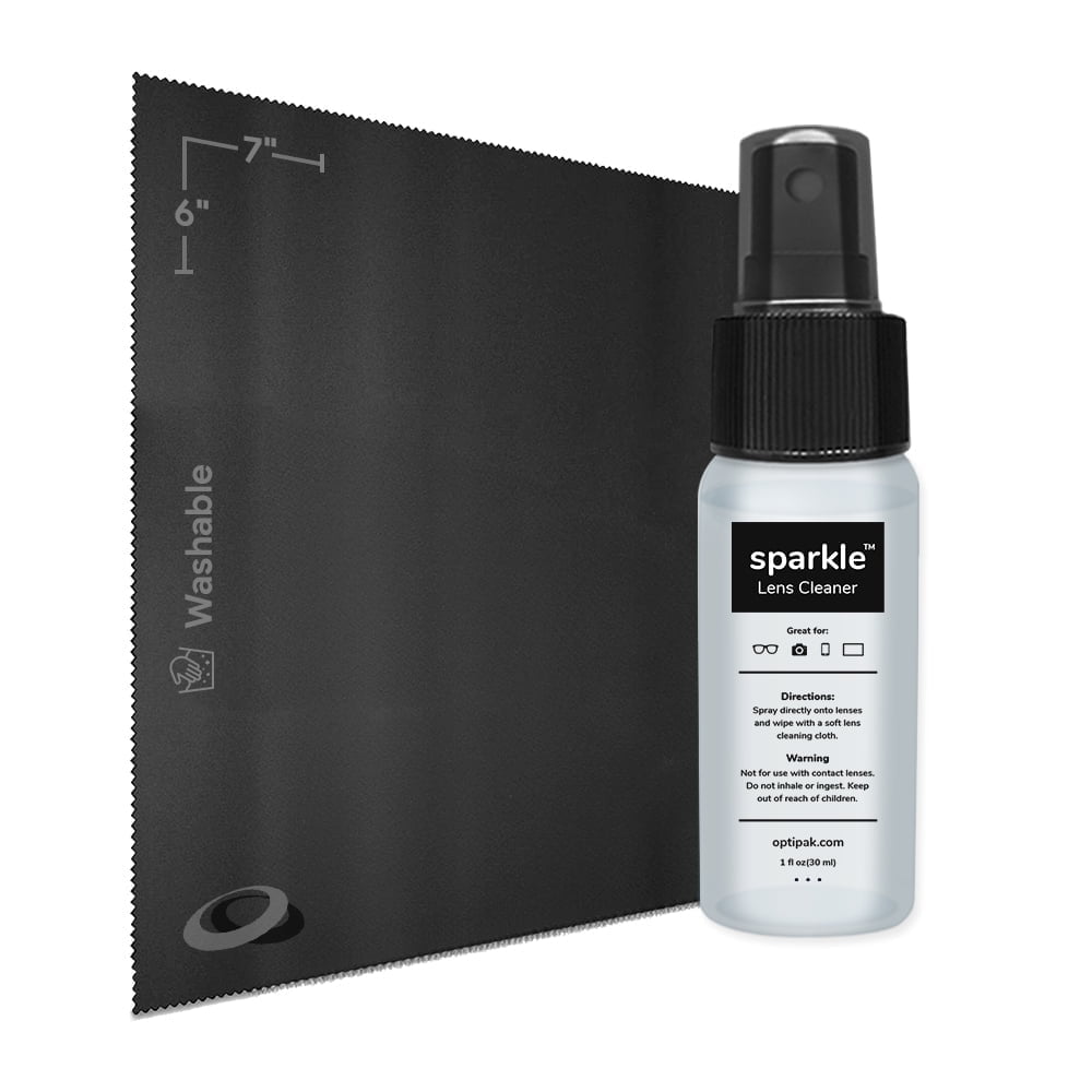 OPTIPAK Sparkle Anti-Reflective Lens Cleaner Spray kit | (1x) 1oz ...