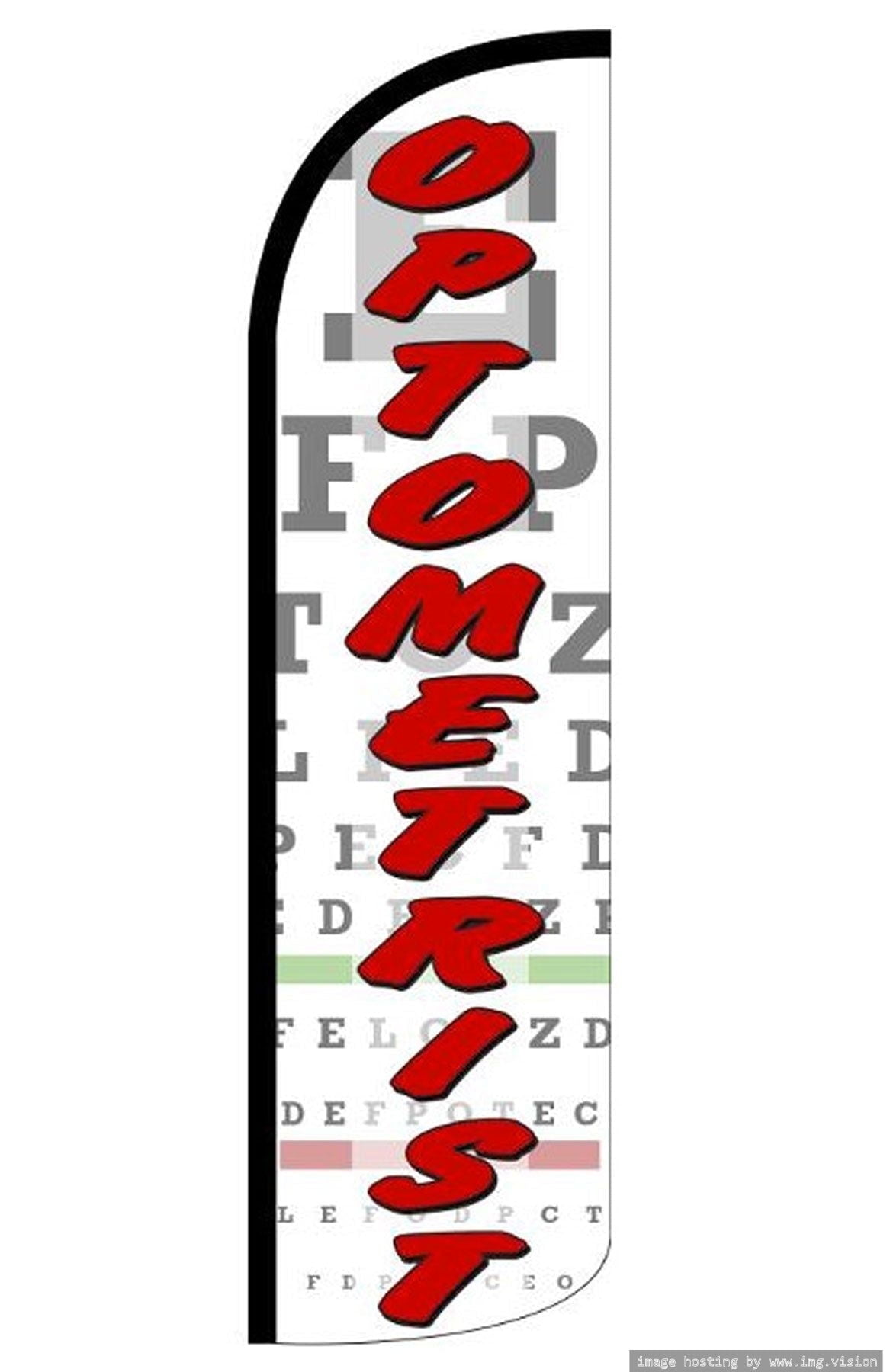 OPTOMETRIST Windless Flag (Hardware Not Included) |Advertisement ...
