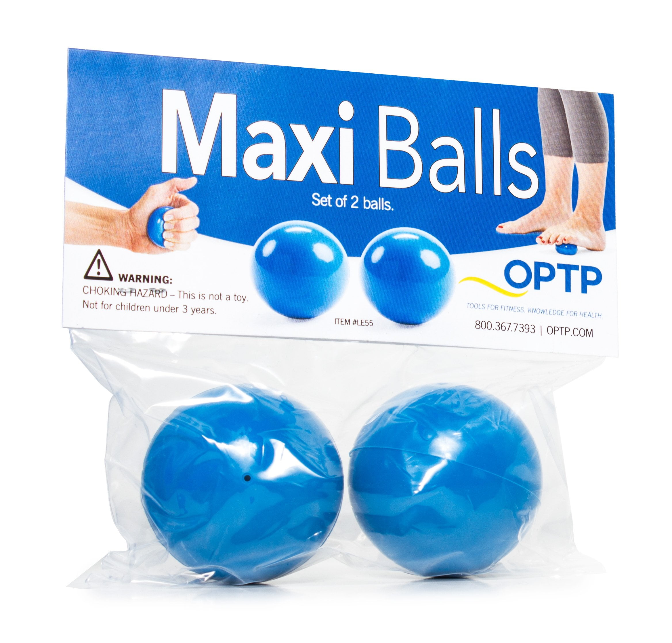 OPTP Maxi Balls (Pair) – Self-Massage Ball Set for Therapy and Strength ...