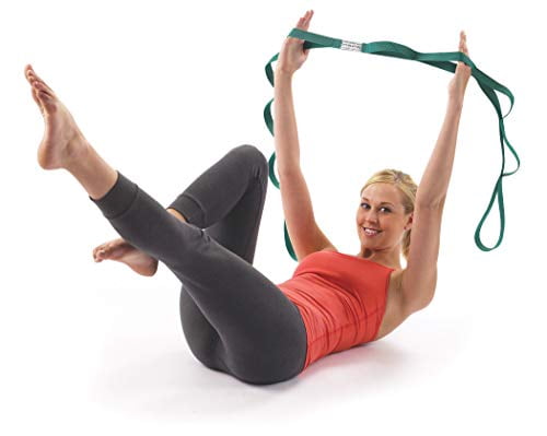 The Original Stretch Out Strap with Exercise Pilates Essentials Book ...