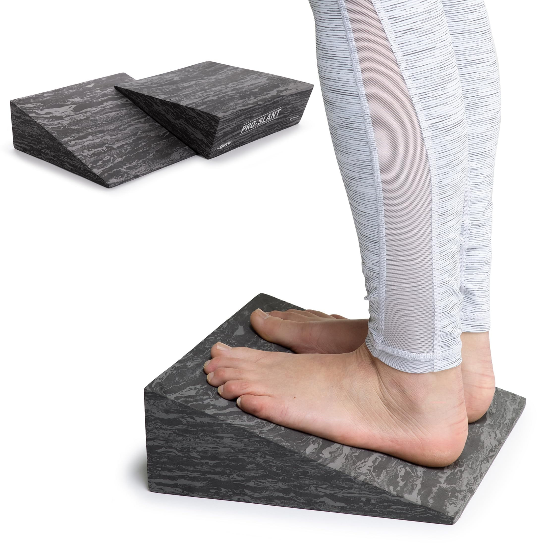 OPTP PRO-SLANT – Professional Foam Incline Squat Wedge Pair and Slant ...