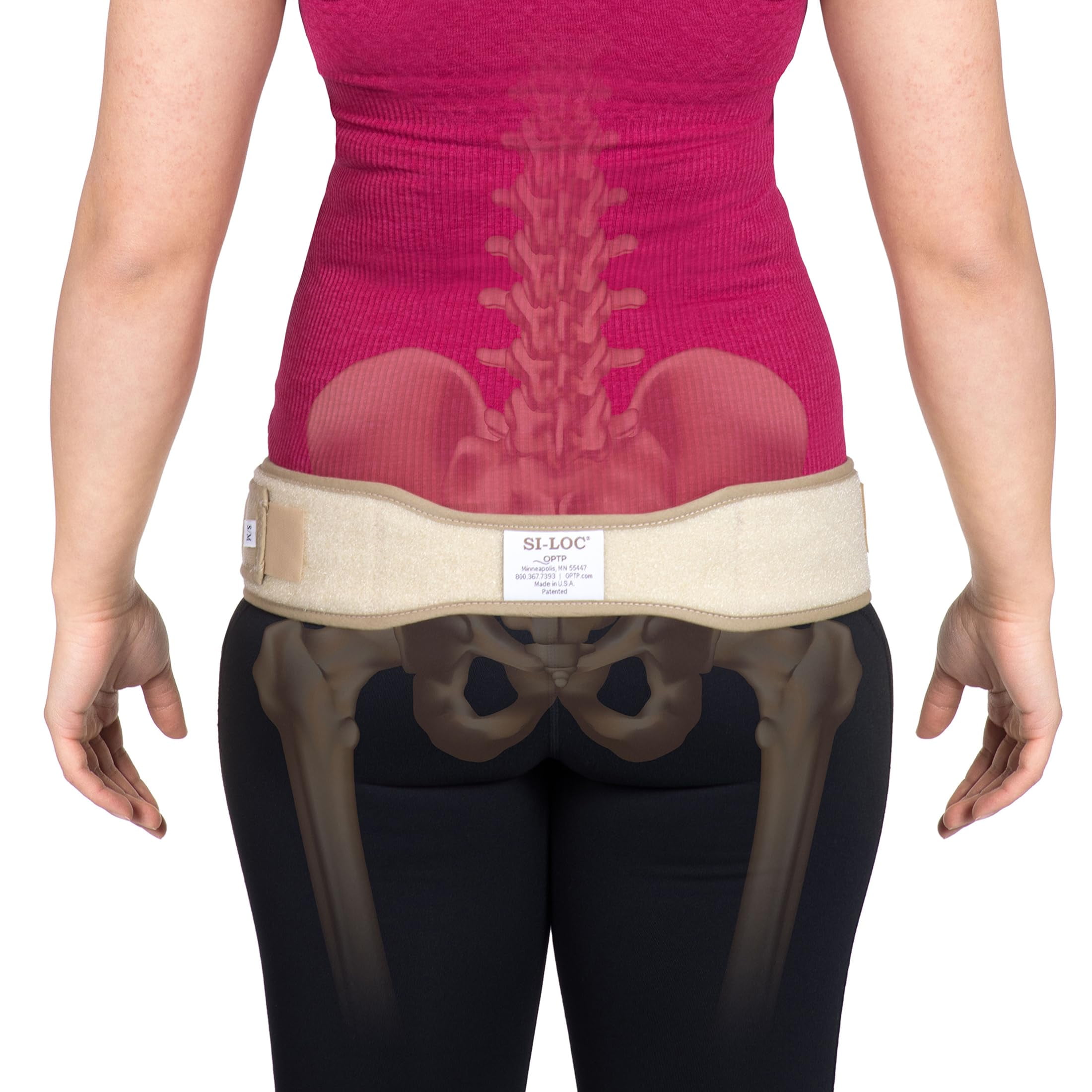 OPTP SI-LOC Support Belt - Lower Back Support Belt for Women and Men ...
