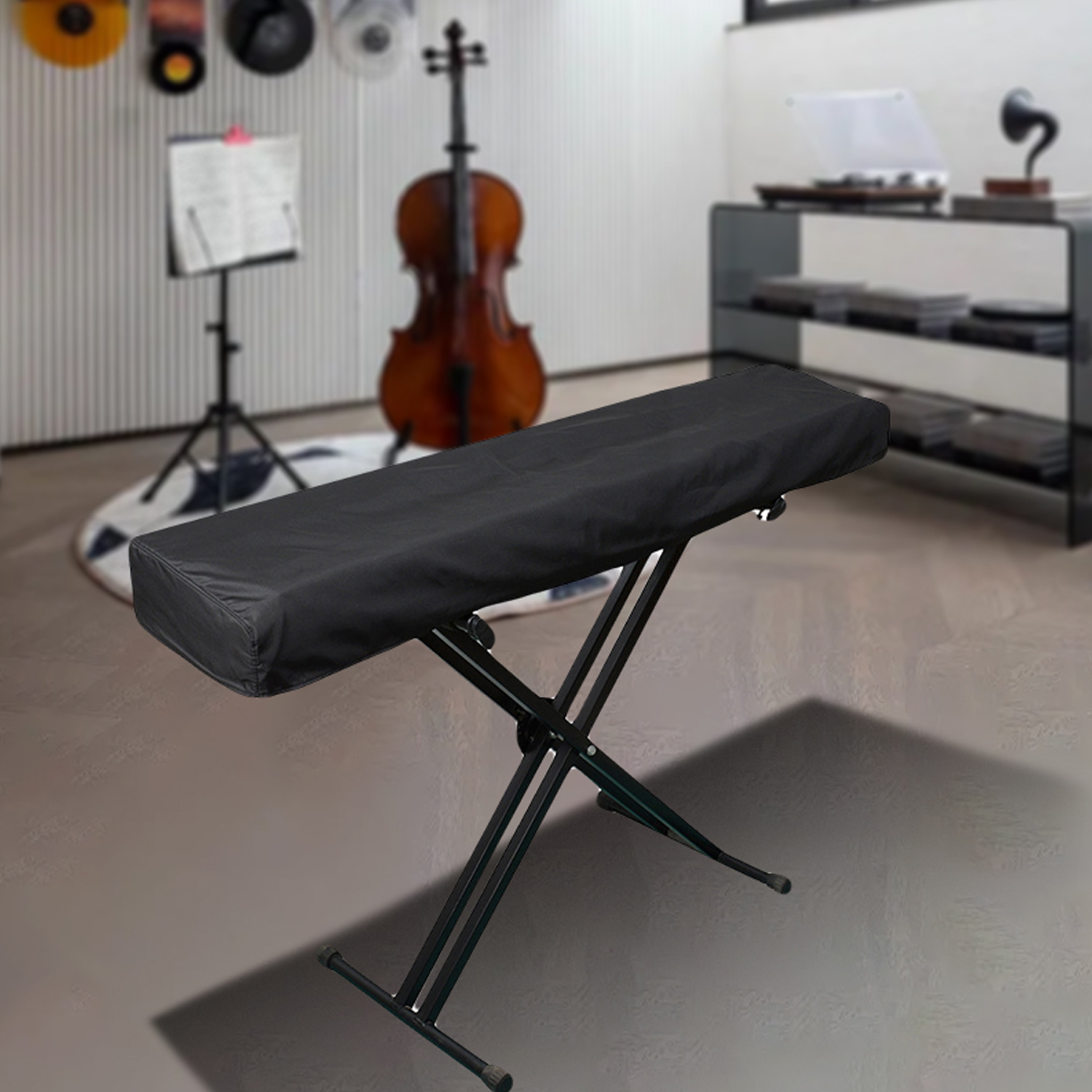 On-Stage KDA7088B 88-Key Keyboard Dust Cover (Black) - Walmart.com