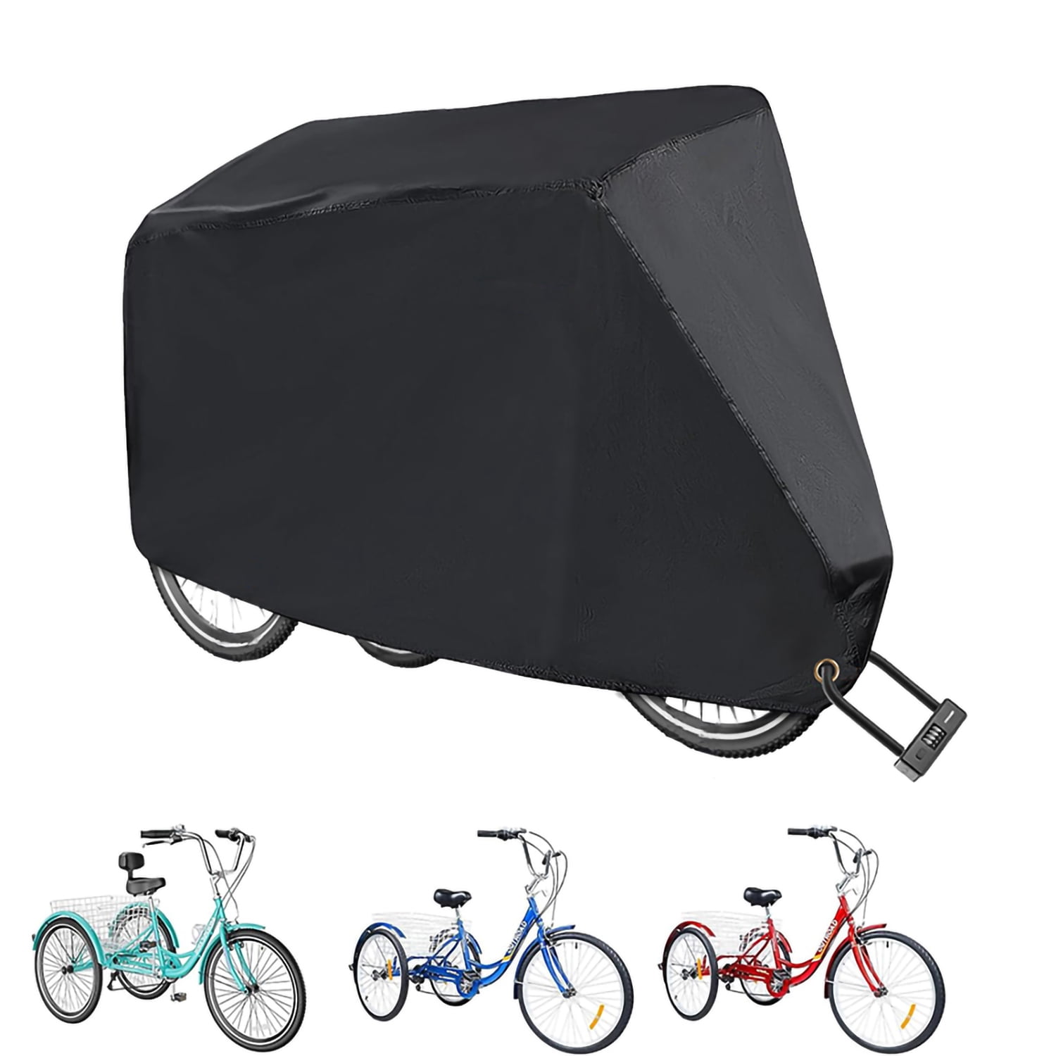 OPTUTUS Adult Tricycle Cover 75"x30"x44" – Waterproof Outdoor Electric ...
