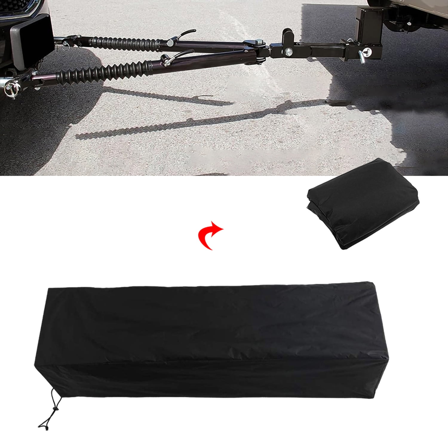 OPTUTUS Outdoor Car Trailer Hitch Cover & Accessories - Compatible with ...