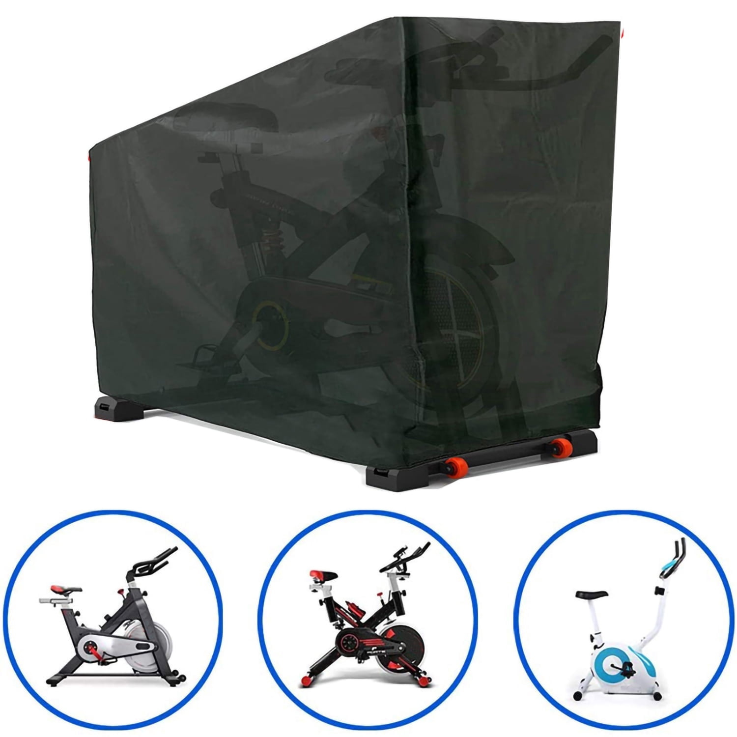 OPTUTUS Waterproof Exercise Bike Cover – Indoor Stationary Bike Dust ...