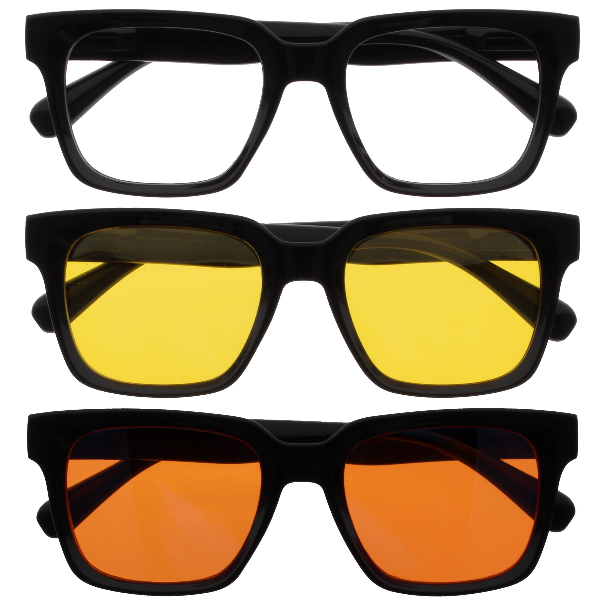OPULIZE ERA Blue Light Glasses for Women Men, Oversized Frame with ...