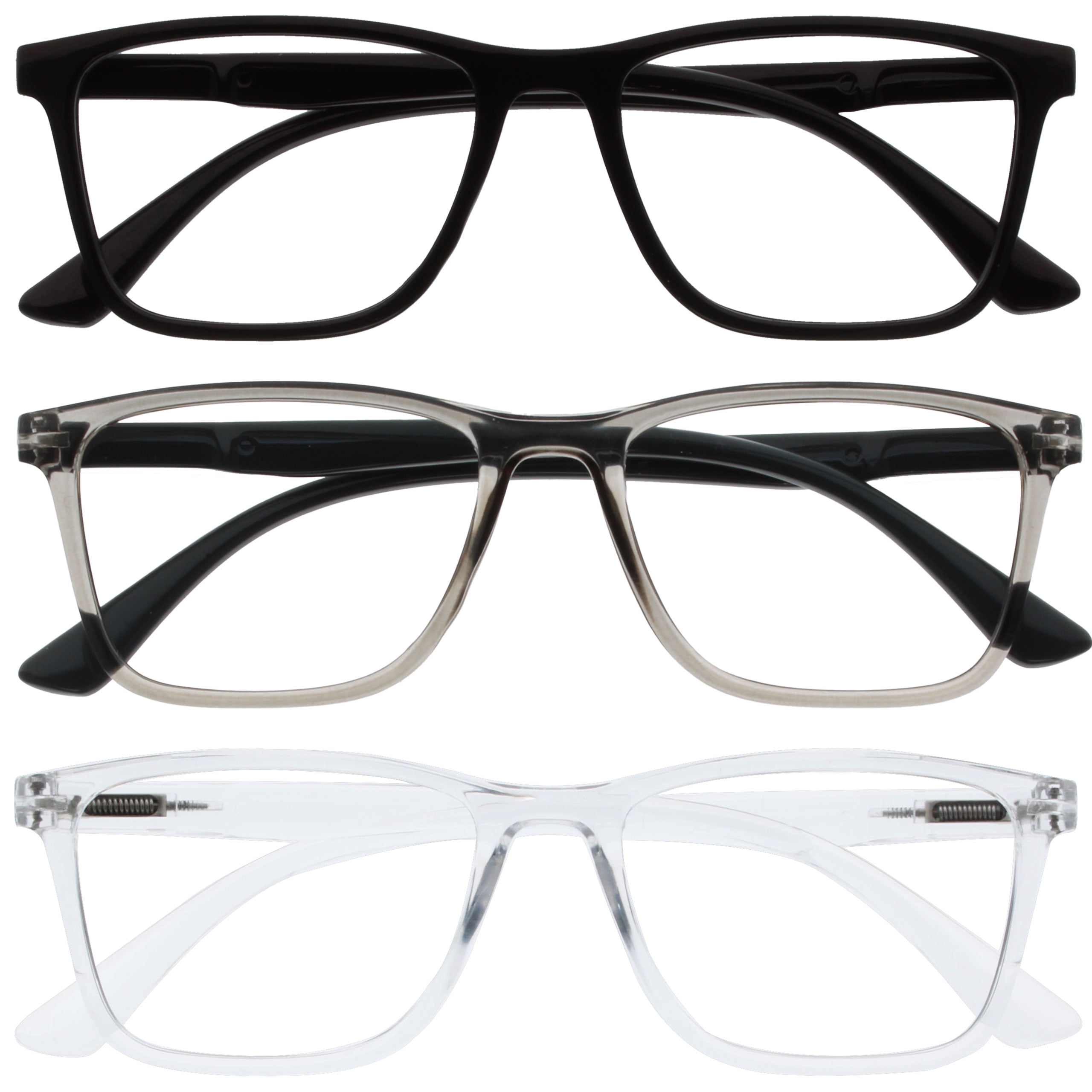 OPULIZE NYX Blue Light Blocking Reading Glasses - Anti-Glare Computer ...