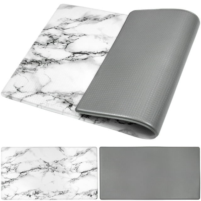 OPUX Anti Fatigue Kitchen Mat, Reversible Memory Foam, Non-Slip, 32x17 ...