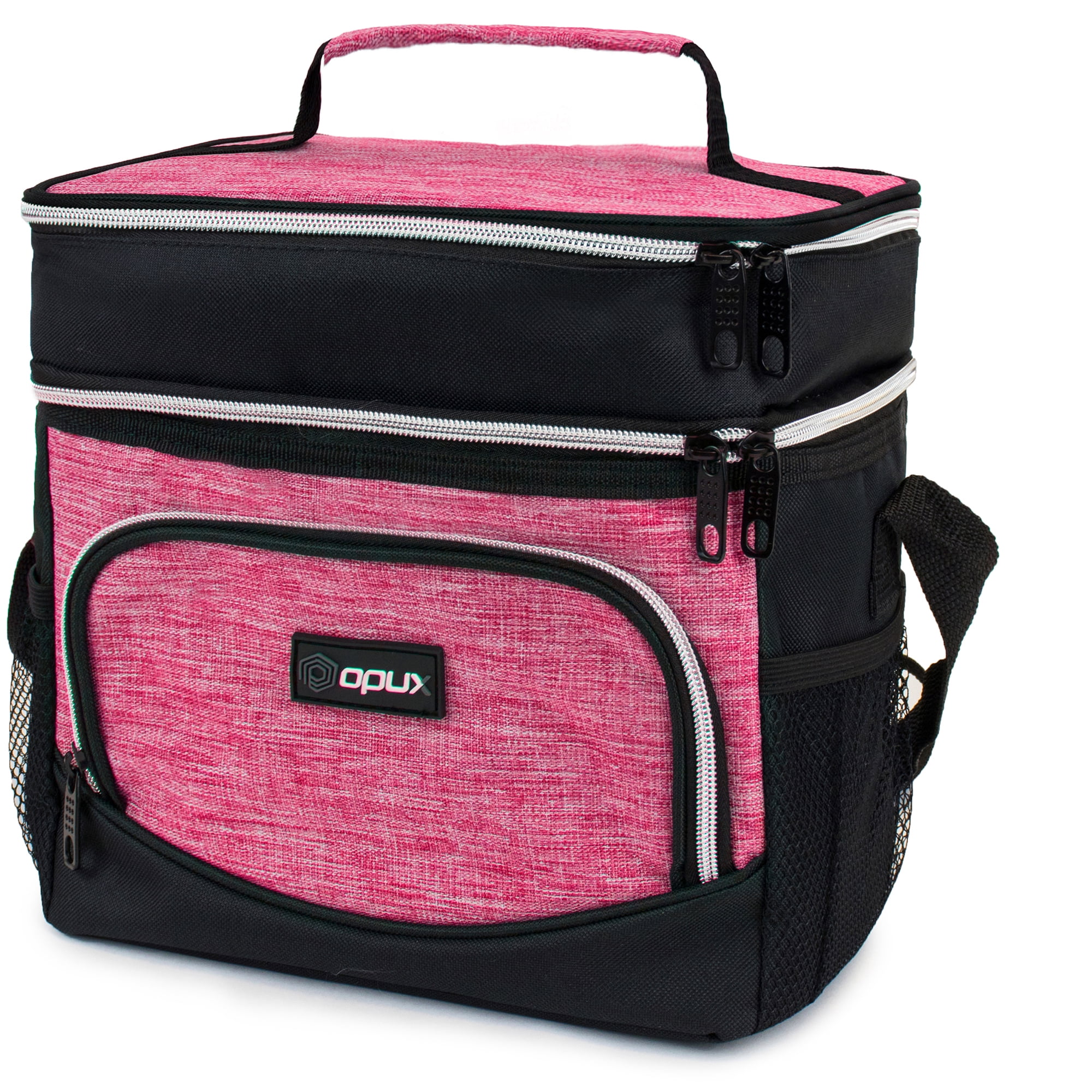 OPUX Insulated Dual Compartment Lunch Box for Women | Leakproof Double ...