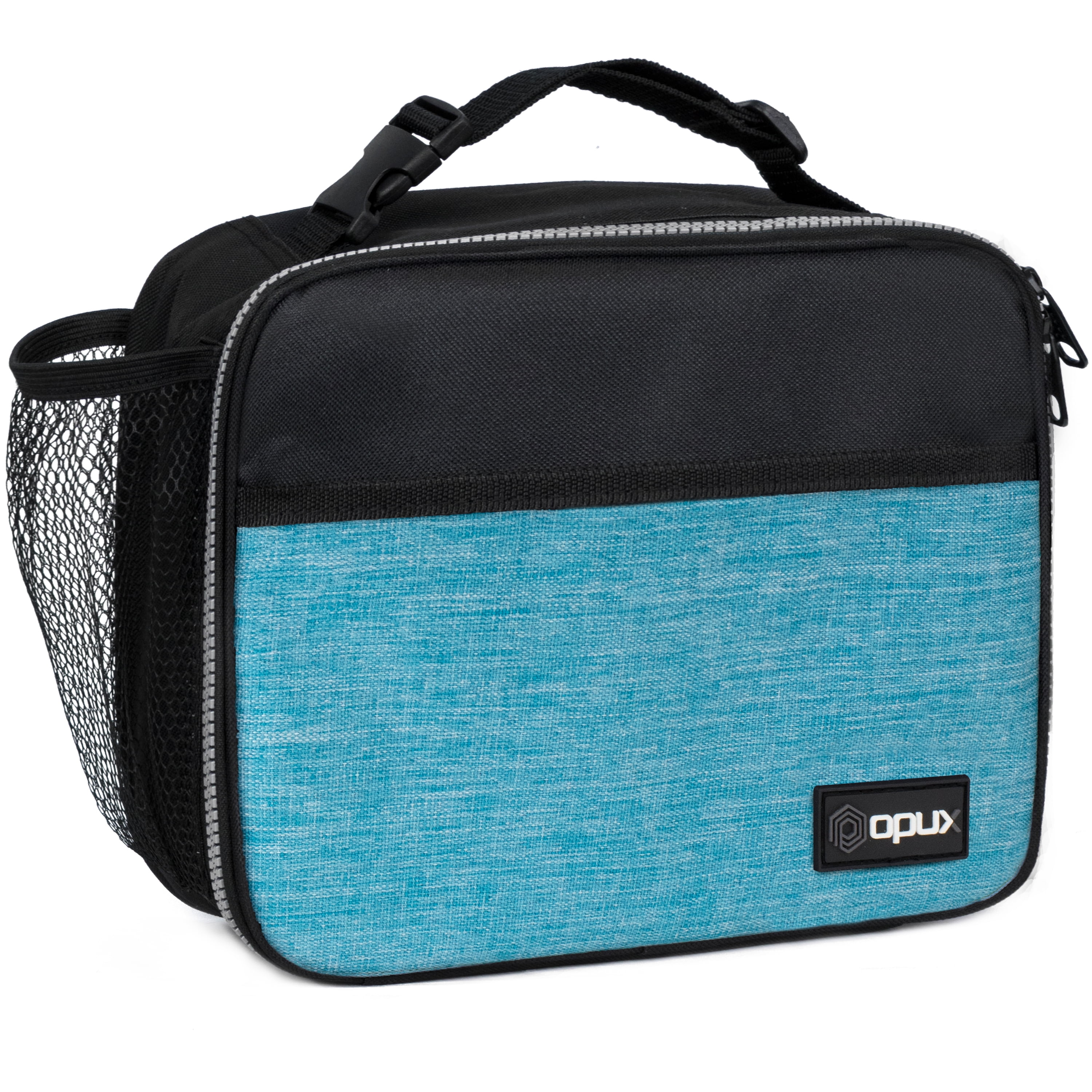 OPUX Insulated Lunch Bag with Clip Handle, Compact Lunchbox for Kids ...