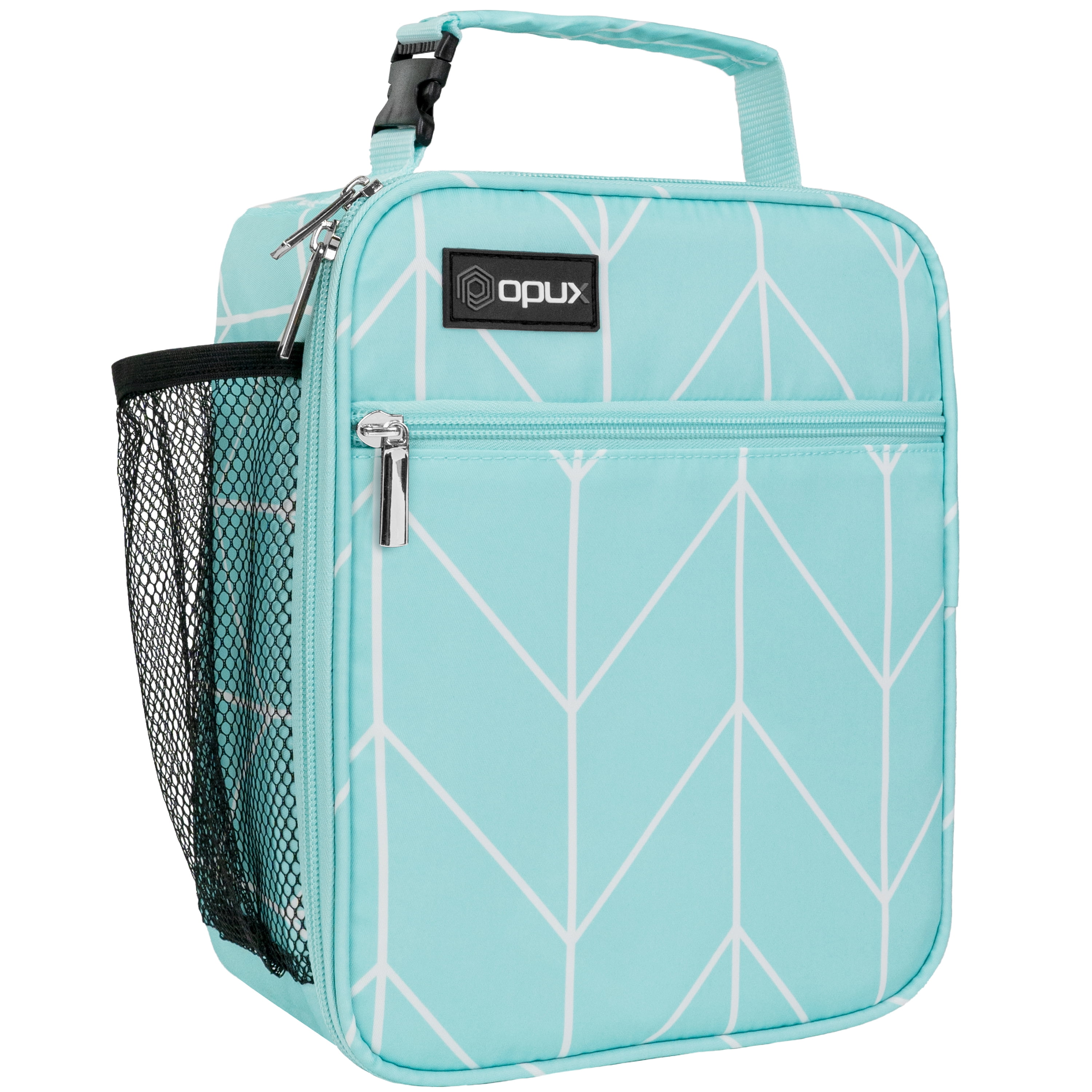 OPUX Insulated Lunch Box, Soft Lunch Bag with Pocket and Handle, Fits 6 ...