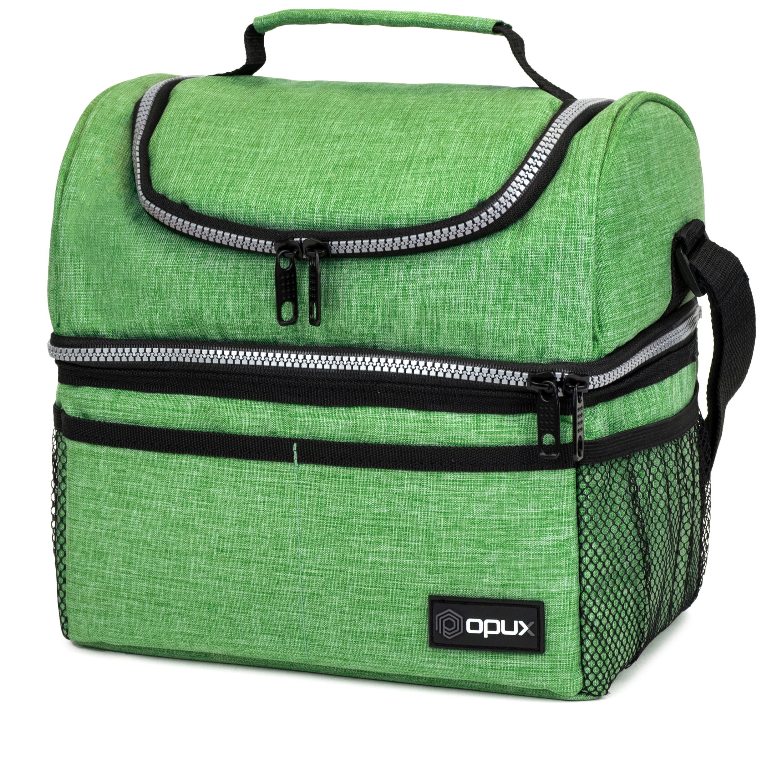 "OPUX Insulated Lunch Bag, Dual Compartment, Leakproof Cooler, 12L ...