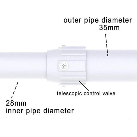 OPVM-11.8-23.6" Telescopic Adjustable J-Shaped Security Camera Mount ...