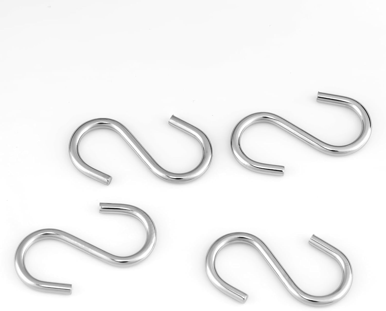 OPVM-24 Pieces 2.2 Inch S Hooks Stainless Steel Heavy Duty S Shaped ...