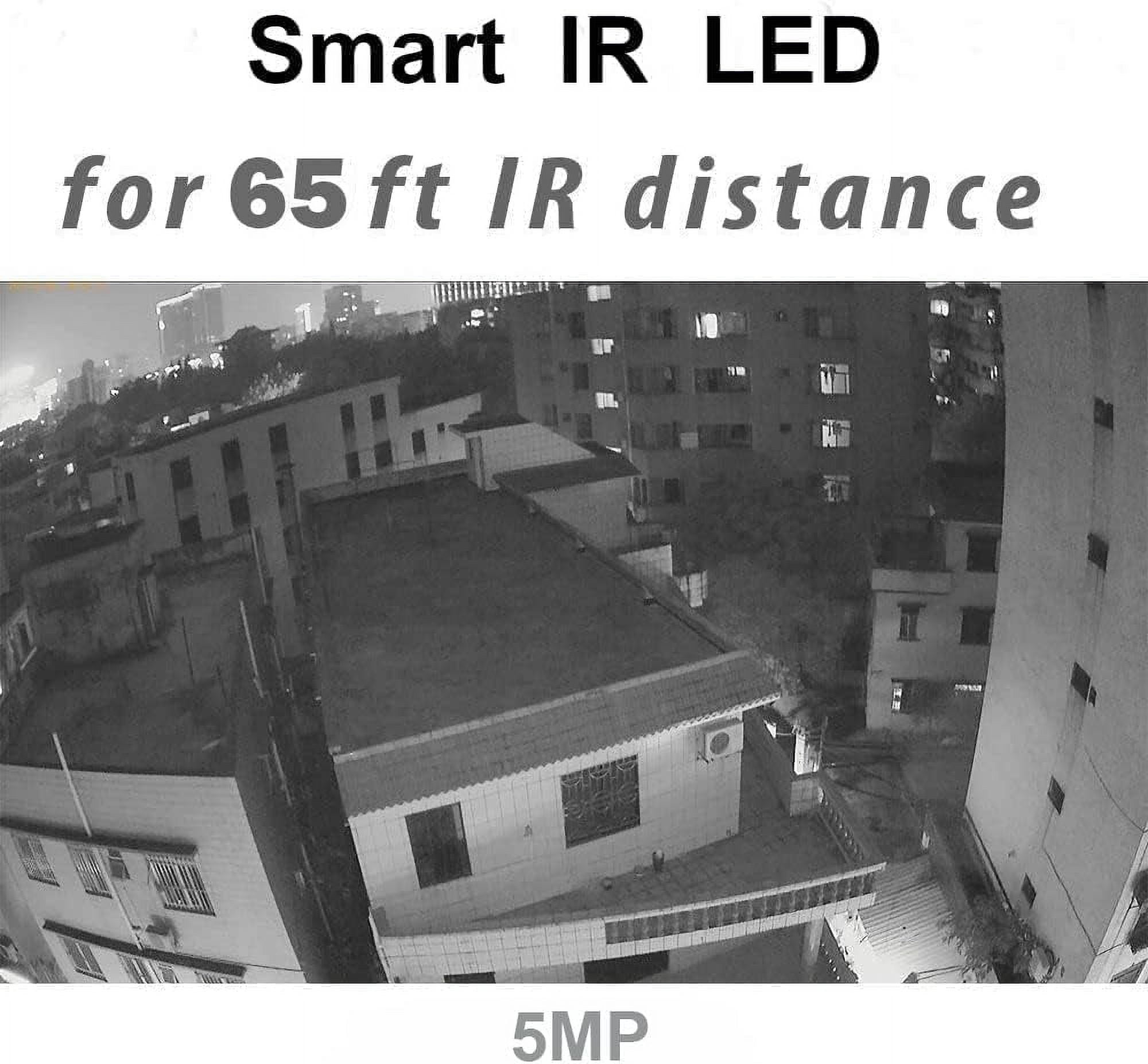 OPVM-4MP Analog Coax Dome TVI CVI CCTV Surveillance Security Camera, 2 ...