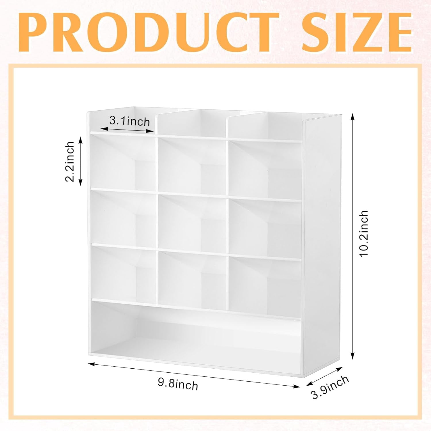 OPVM-Acrylic Pen Organizer Storage for 150 Markers Vertical Marker ...
