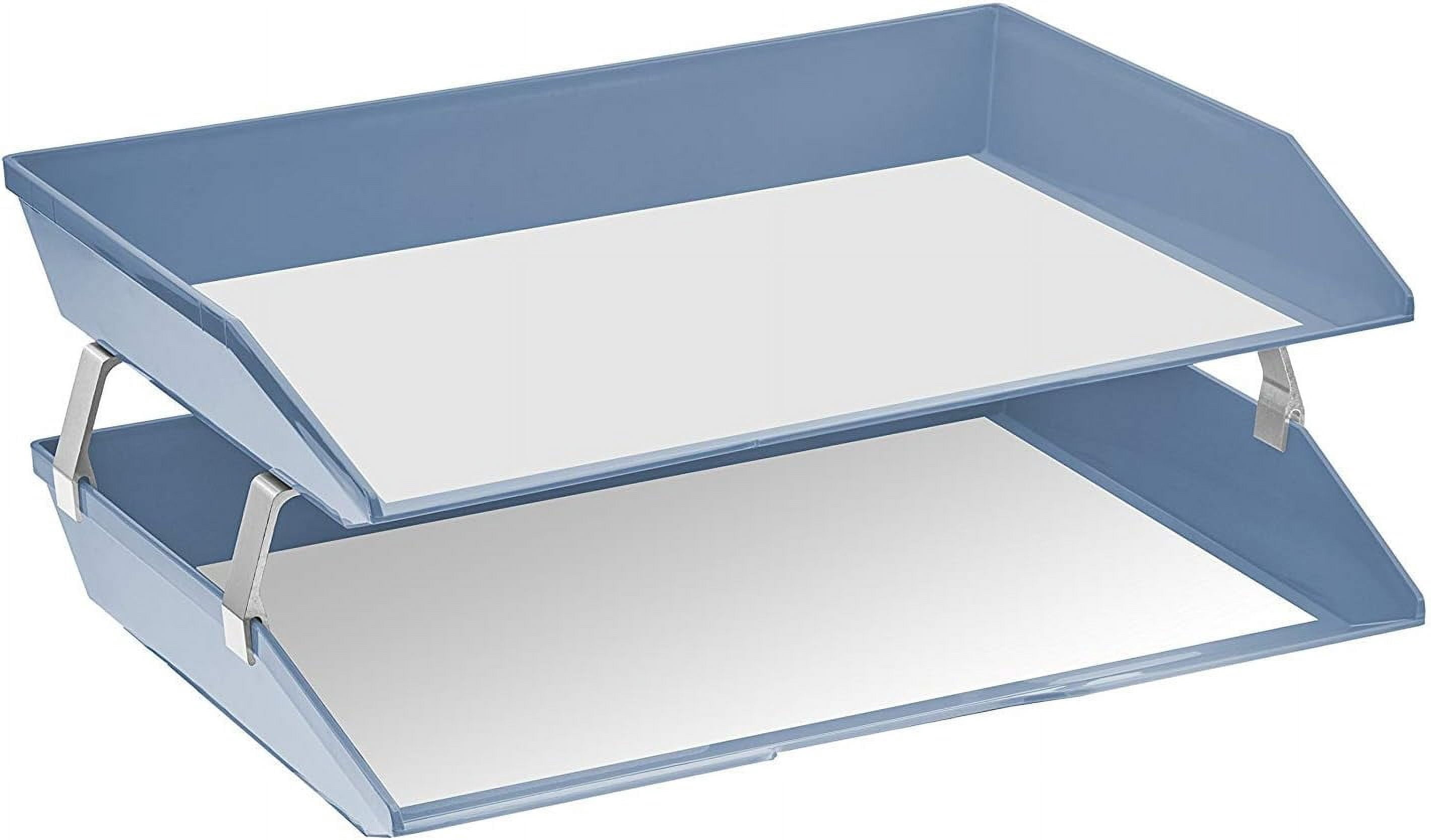 OPVM-Facility 2 Tier Letter Tray, Side Load, Letter Size/A4, Desktop ...