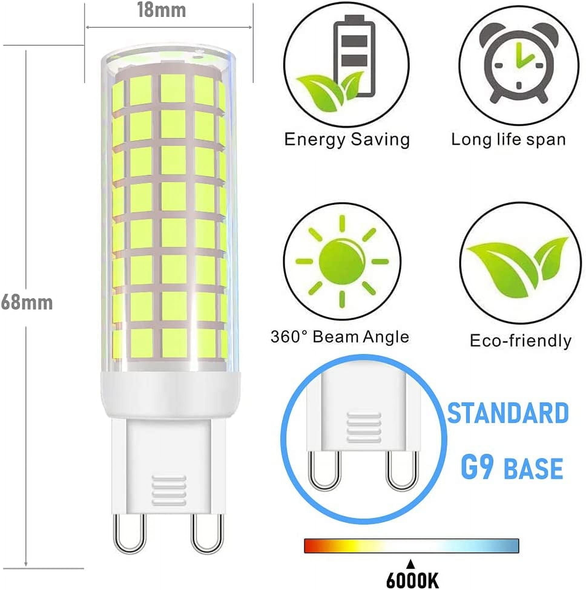 OPVM-G9 LED Light Bulb G9 Bi-pin Base Chandelier Lighting JCD G9 ...