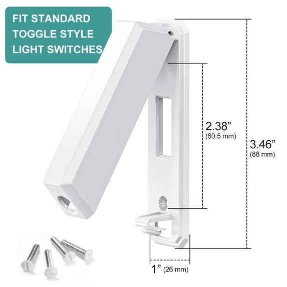 OPVM-Light Switch Cover Guard, Child Proof Wall Switch Cover Keeps Your ...